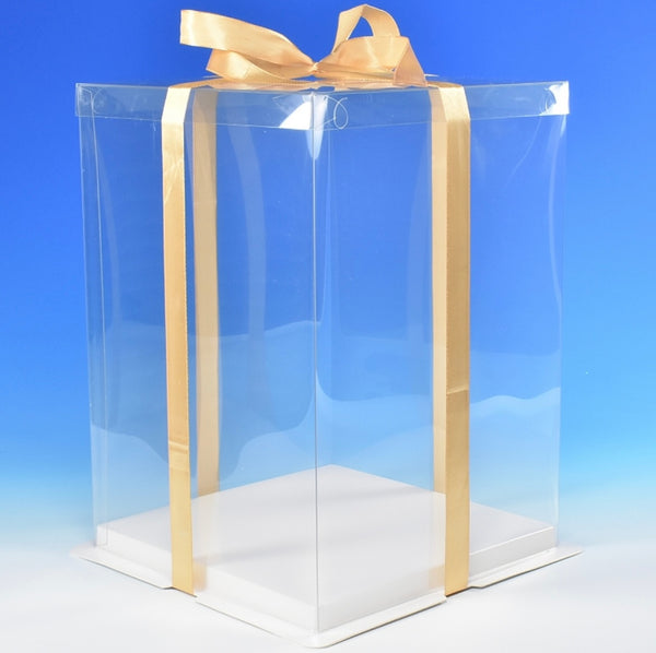 PME Crystal Cake Box 6"x6"x7" | Dulcinea Bakery and Cake Supply