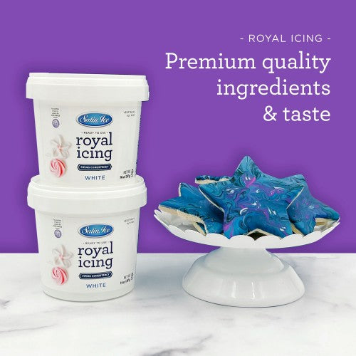 Satin Ice Royal Icing Ready to Use (14oz) | Dulcinea Bakery and Cake Supply